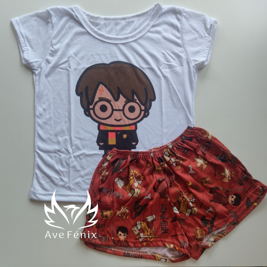Pijama Corto Harry Potter – Pijamas Ave Fenix