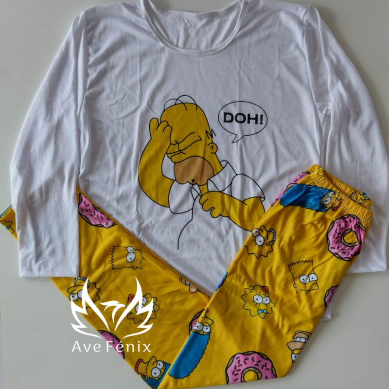 Pijama Largo Homero ML – Pijamas Ave Fenix